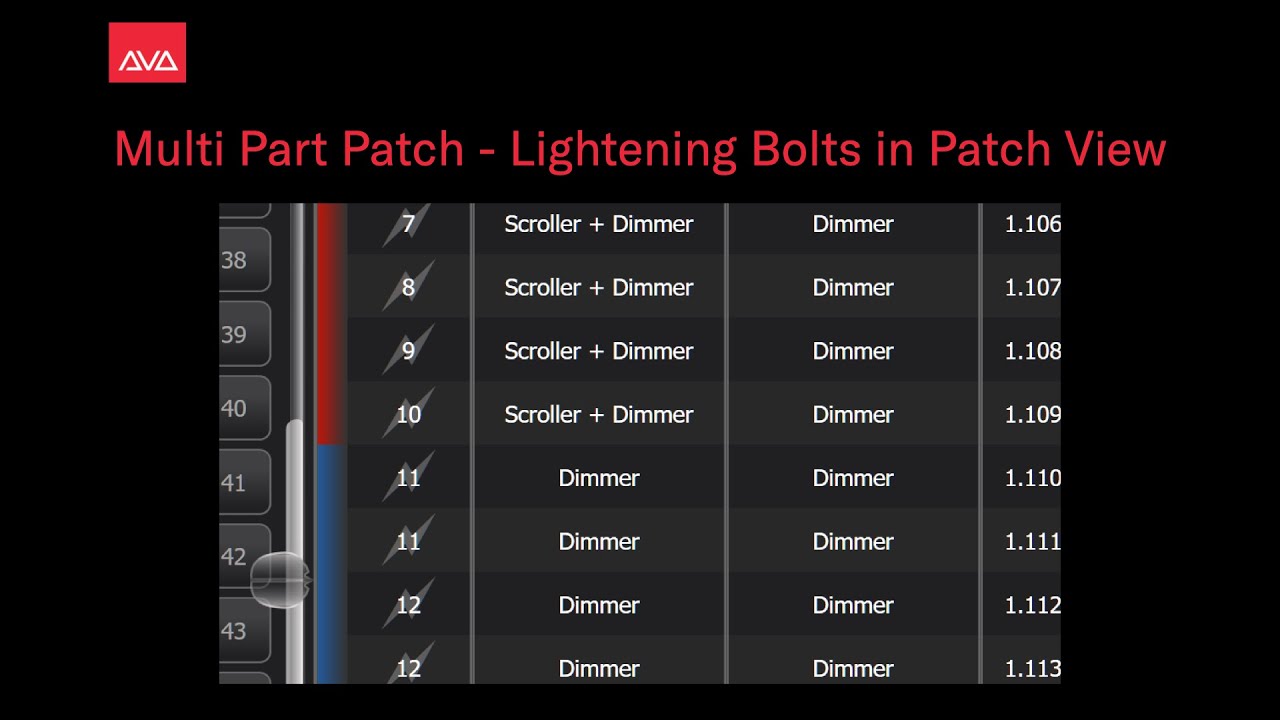 Multi Part Patch - Lightening Bolt in Patch View - YouTube