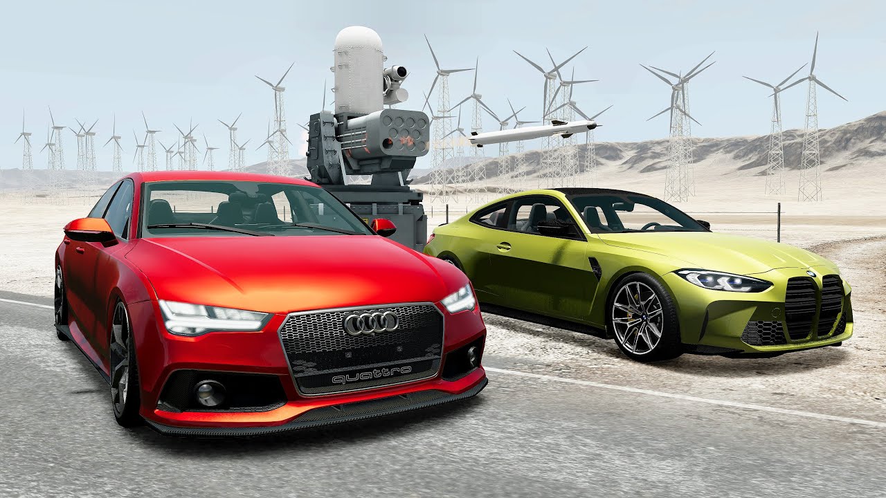 Rocket Launcher vs Cars / Epic destruction of cars with rocket ...