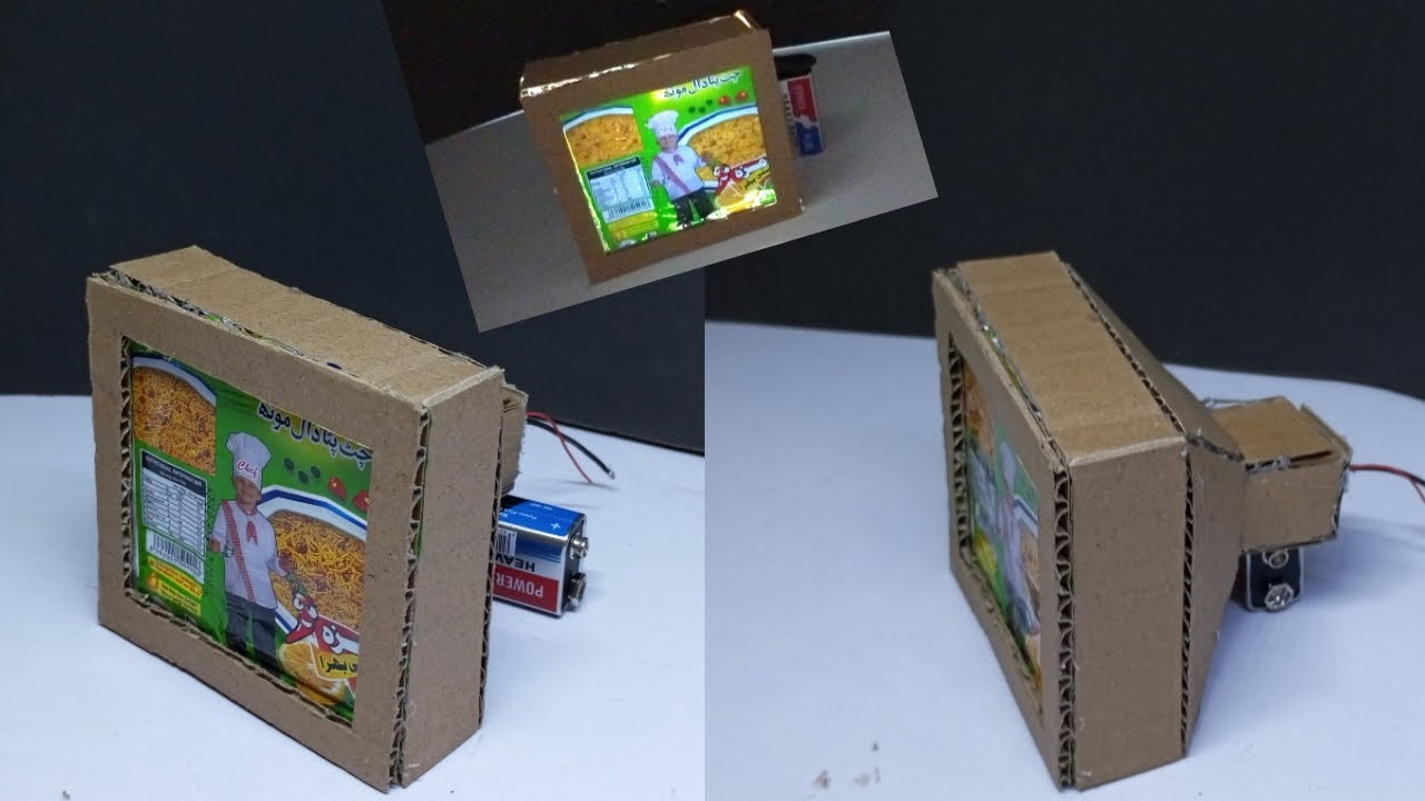How to make Tv with cardboard | Diy card board tv at home - YouTube