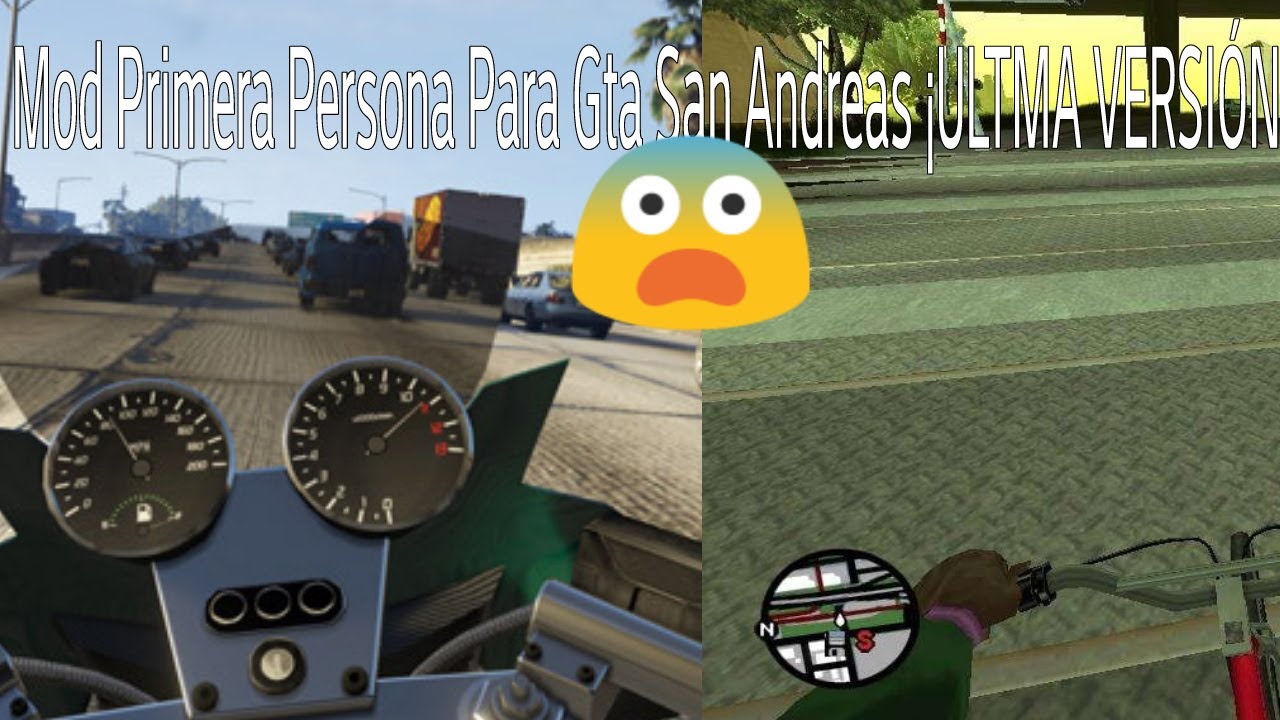 Mod primera persona para Gta San Andreas (PC) - YouTube