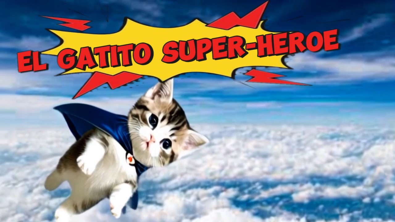 EL GATITO SUPER HEROE #video #animation - YouTube