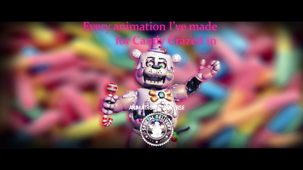 ALL ANIMATIONS FOR CANDY CRAZED TOY FREDDY (Au:Special Delivery) - YouTube