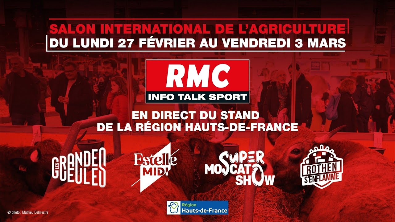 🔴 EN DIRECT - Les Grandes Gueules de RMC en direct du stand des Hauts ...