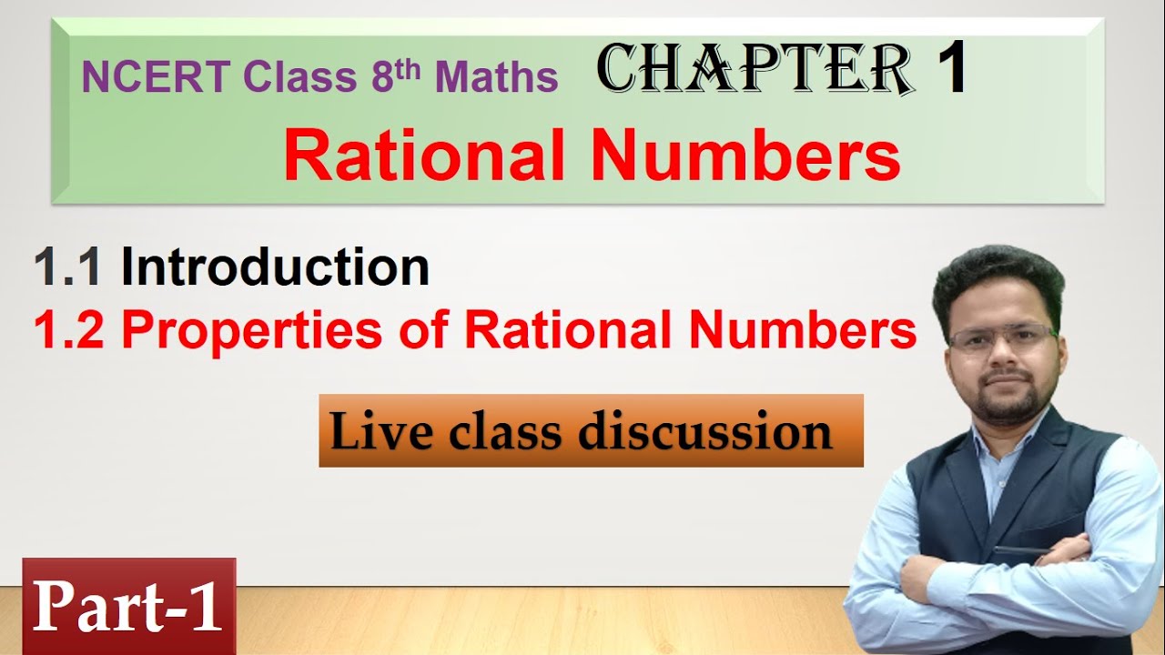 Class 8 Maths - Chapter 1 - Introduction to Rational Numbers - cbse ...