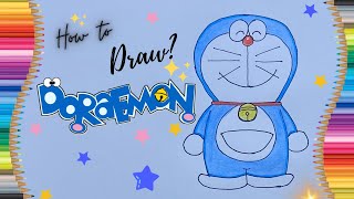 How to draw Doraemon? || Easy to draw Doremon || Step b... | Doovi