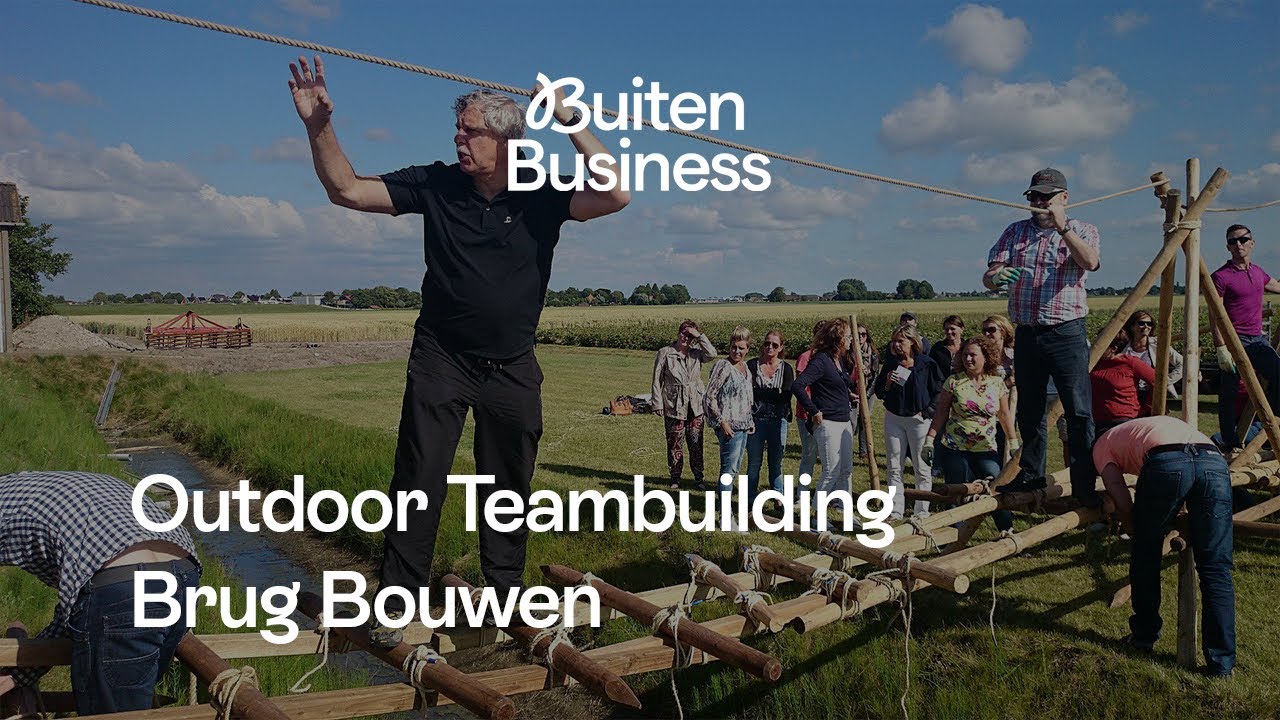 Outdoor teambuilding | Brug Bouwen | BuitenBusiness - YouTube
