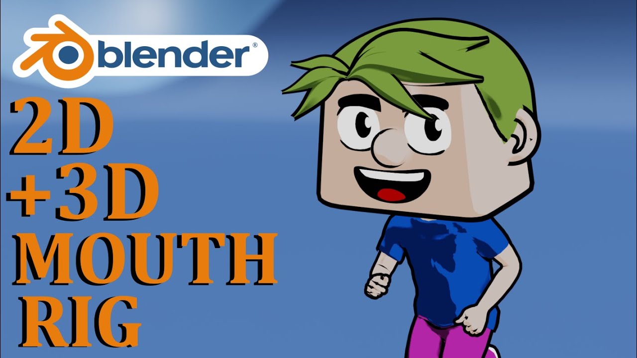 2D + 3D MOUTH RIG ( BLENDER 2.91) - YouTube