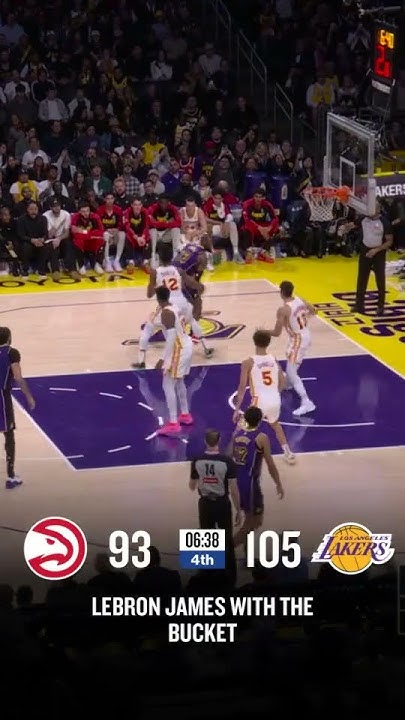 ATL vs LAL - Trae Young vs LeBron James - 01/03/25 - YouTube