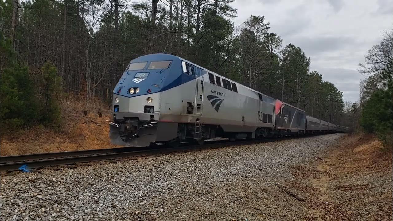 Amtrak 19 at Edwardsville, Al 12-16-23 - YouTube