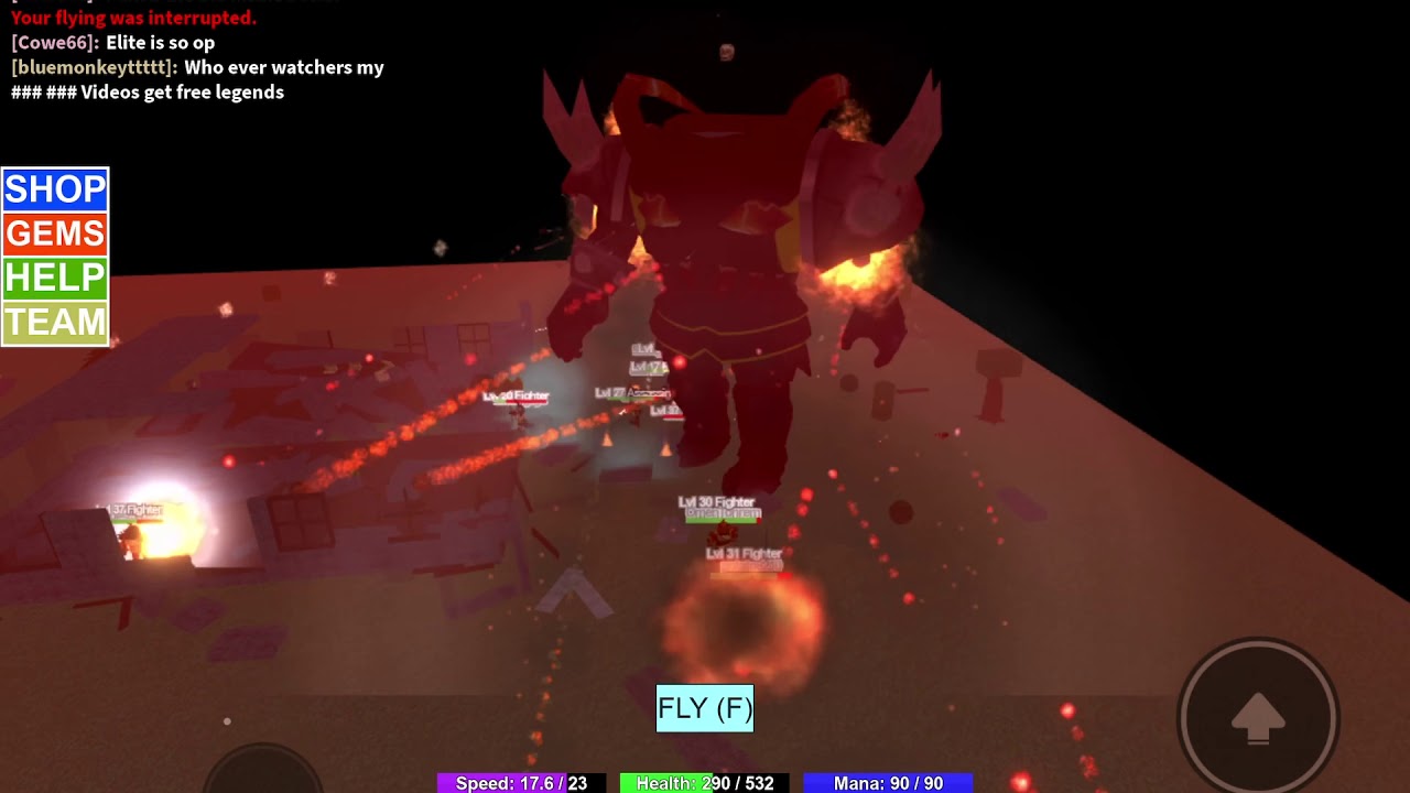 Field Of Battle Demon Boss - Roblox - YouTube