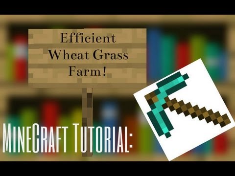 Minecraft Tutorial - Efficient Wheat Farm Tutorial - YouTube