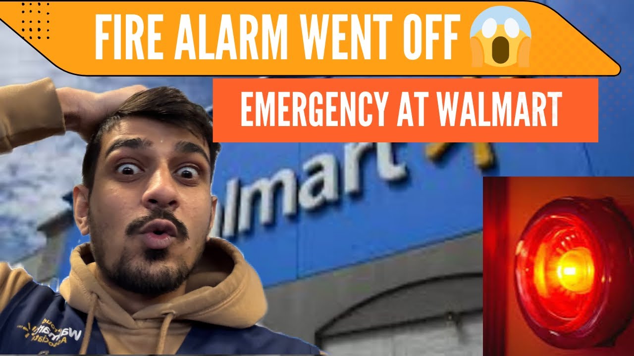 Fire Alarm Alert at Walmart while working 🇨🇦 || Vlog -177 - YouTube