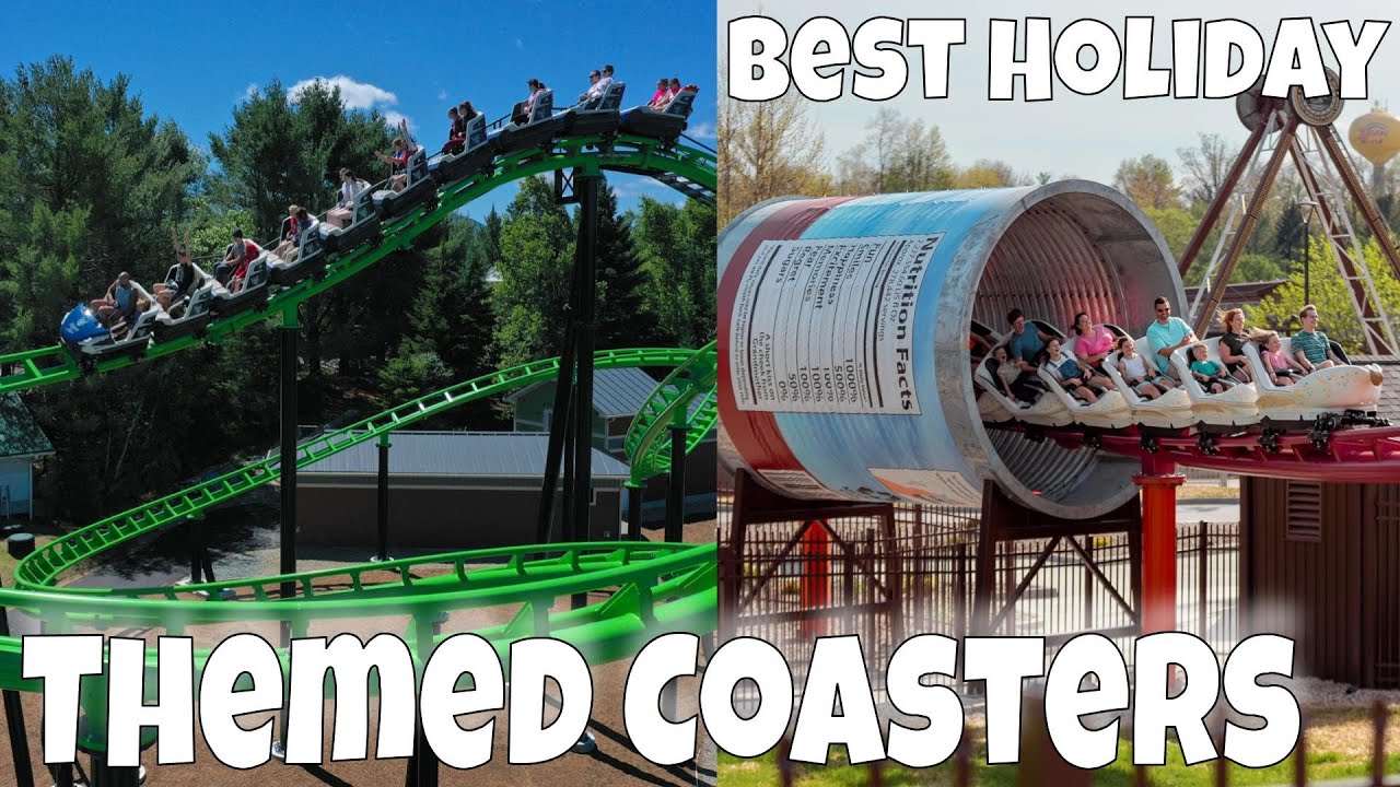 The World's Best Holiday Themed Roller Coasters! | Thanksgiving Special ...