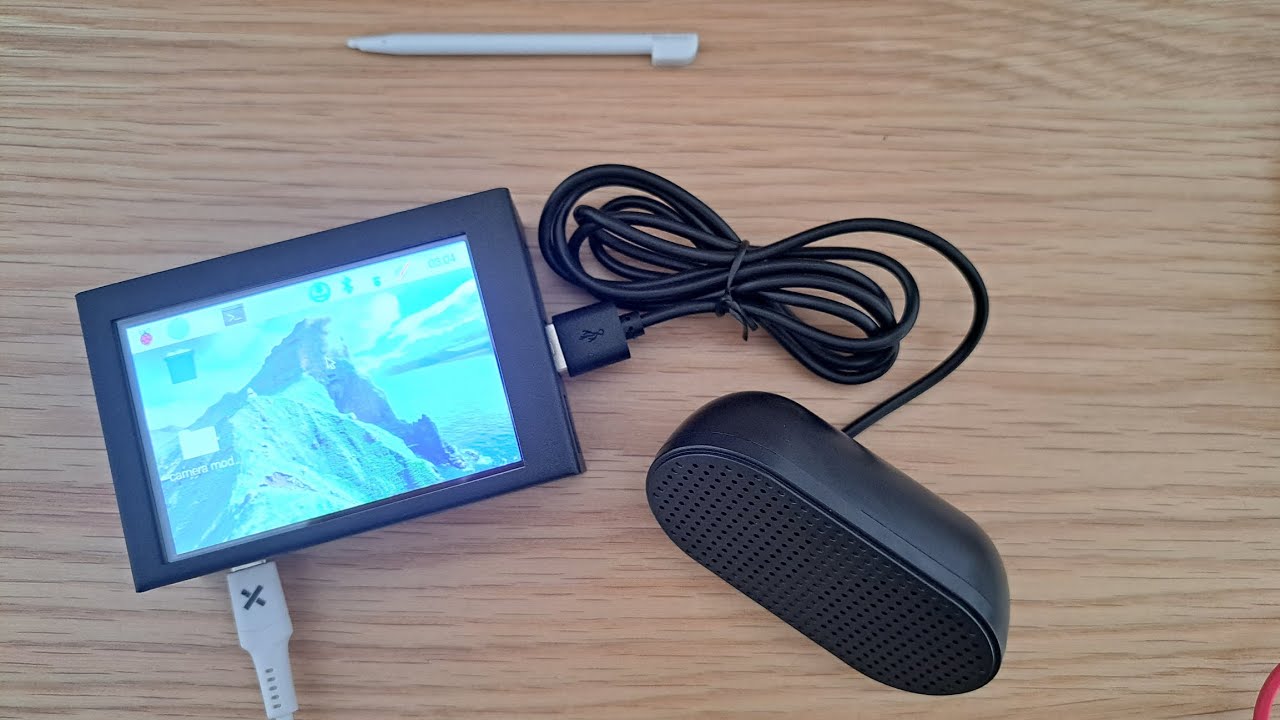 Raspberry Pi Mini Tablet | Raspberry Pi 4b and 3.5 Inch LCD Panel - YouTube