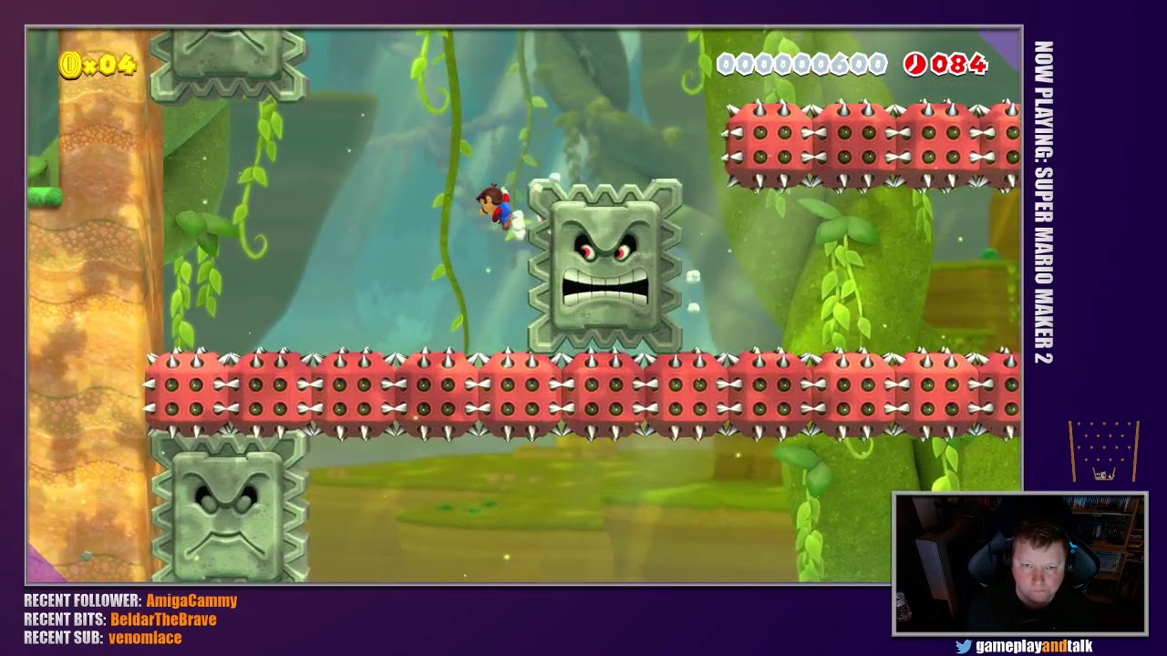 Forest Thumper by MACX - Hard Mario Maker 2 Level - YouTube