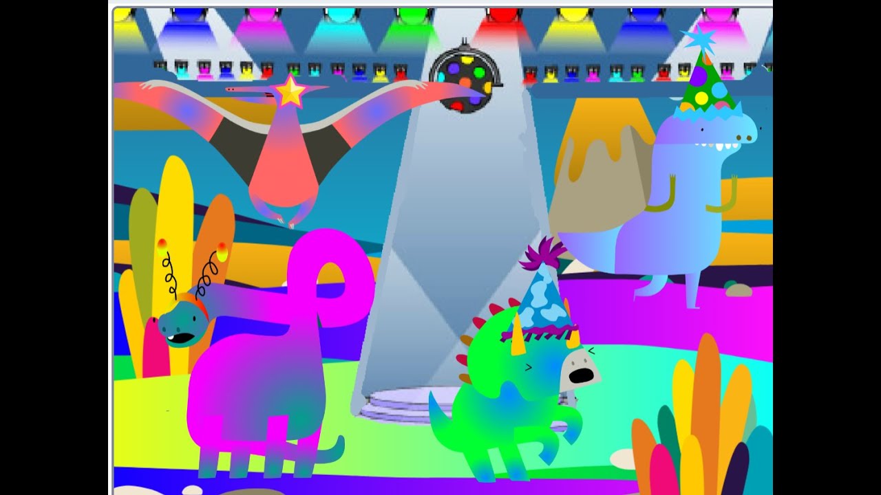 Coding in Scratch! Episode 4: How to Code a Dino Disco! - YouTube
