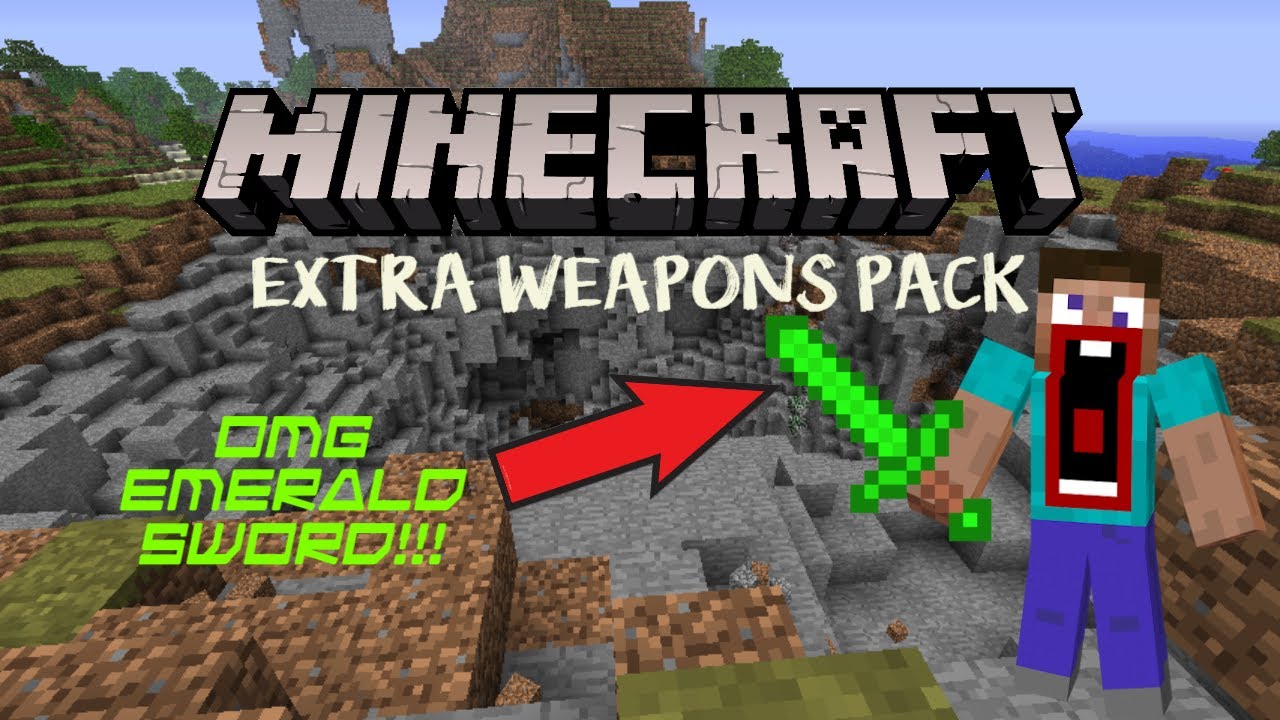 MINECRAFT EXTRA WEAPONS MOD SHOWCASE w/ GNX Twinzx2 - YouTube