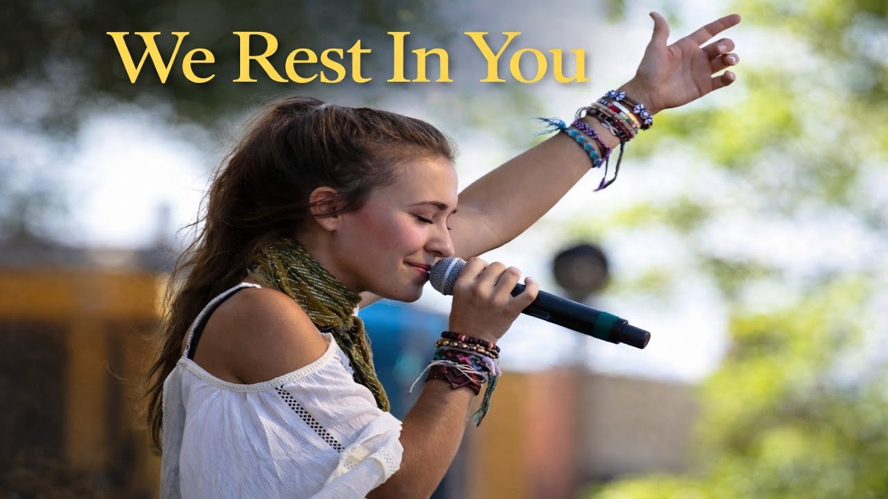WE REST IN YOU | Gentle Closing Worship Song - YouTube