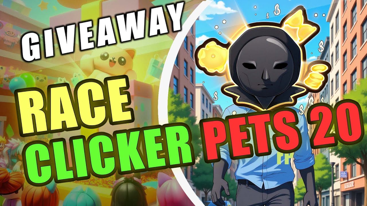 🔴LIVE Race Clicker Best Squid Games Pet Giveaway 20 | Roblox - YouTube