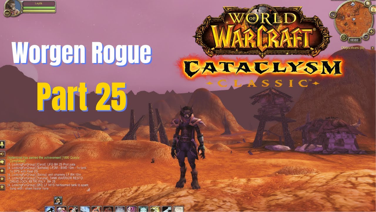 WoW Cataclysm | Worgen Rogue Gameplay - Part 25 - YouTube