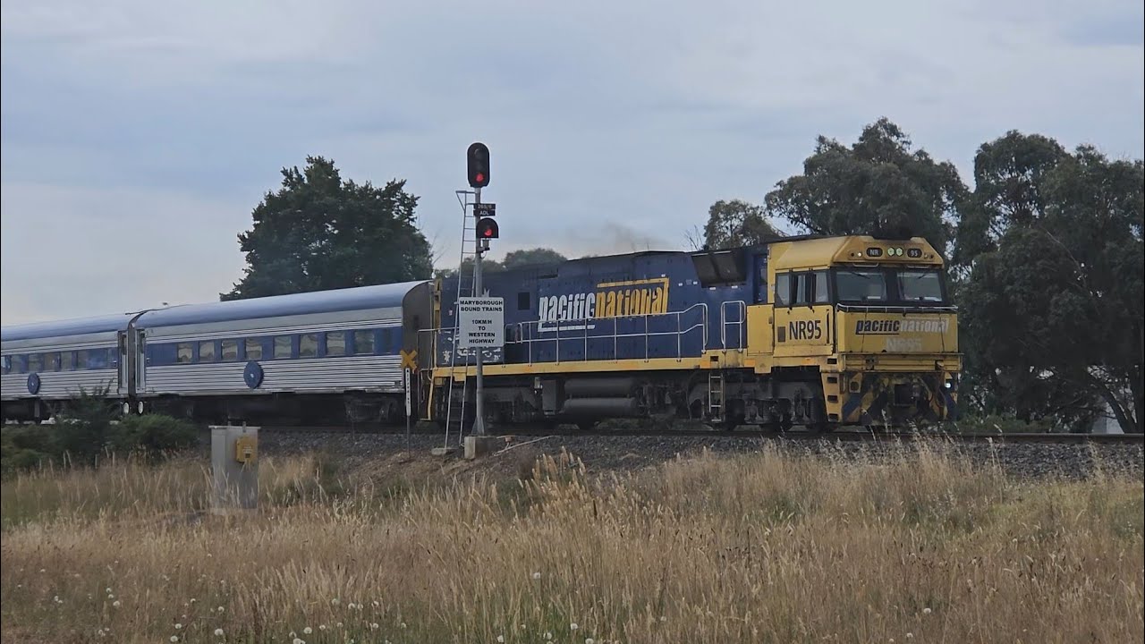 5AM8 JBRE "The Overland" (NR95), Adelaide to Melbourne, 1455, 9/1/25 ...