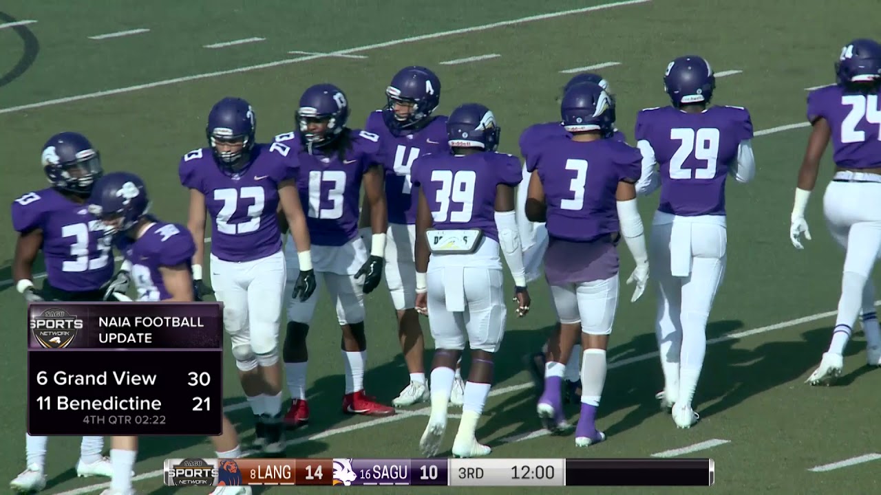 Langston vs SAGU (Second Half) » NAIA Football 2017 - YouTube