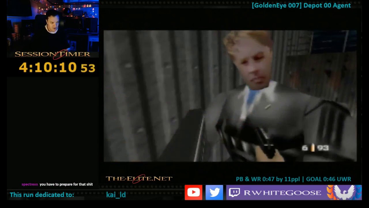 RWhiteGoose takes up a viewer's advice to make a speedrun documentary ...