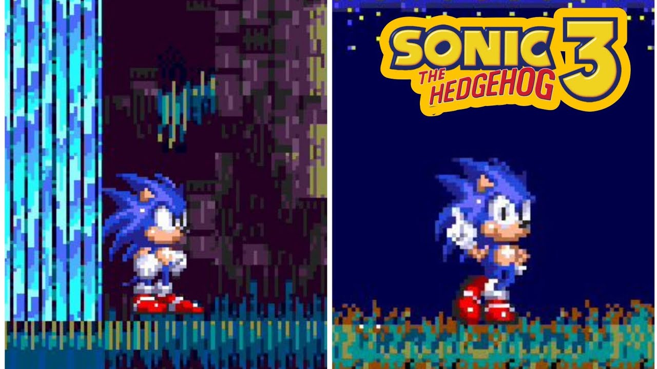 sonic 3 A.I.R android (Mr. needlemouse mod) gameplay angel island - YouTube