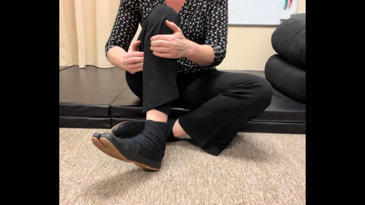 Shank Rotation- gain mobility in your lower leg. - YouTube