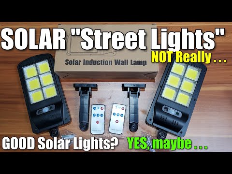 OUTERMAN LED Solar Street Lights | Patio Lights