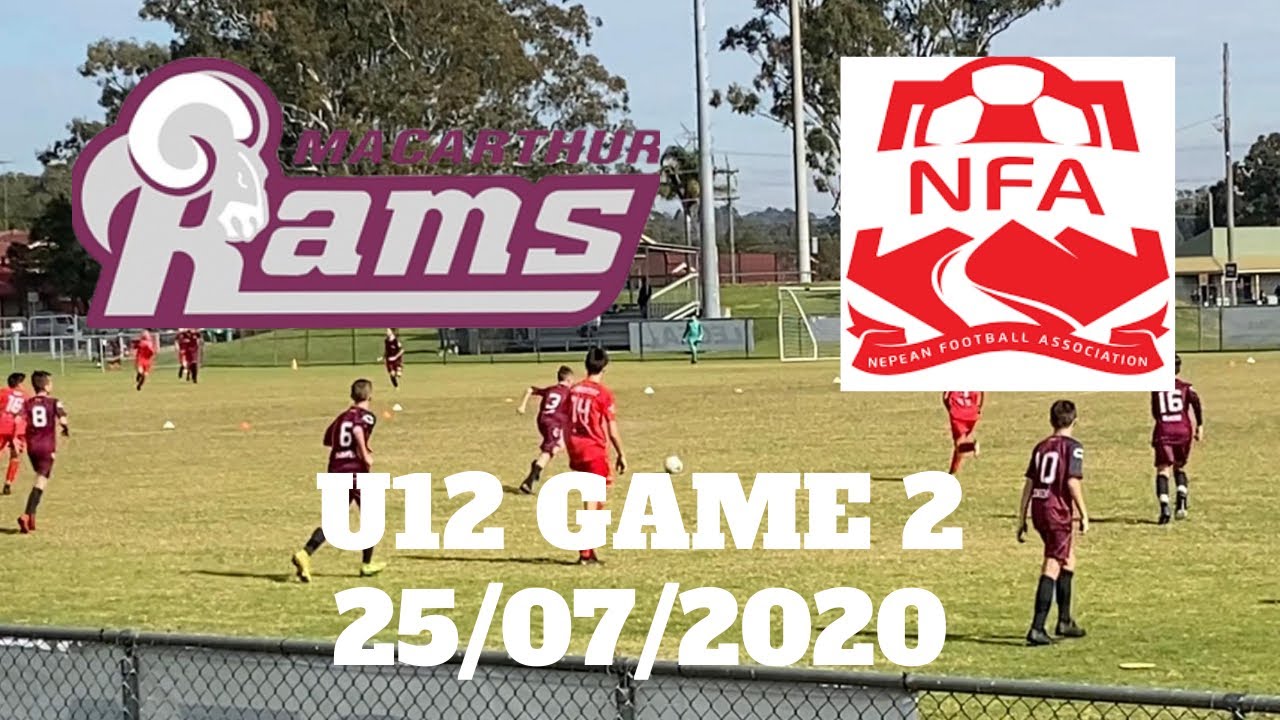 25/07/2020 Macarthur Rams FC vs Nepean FA (U12 Game 2) - YouTube