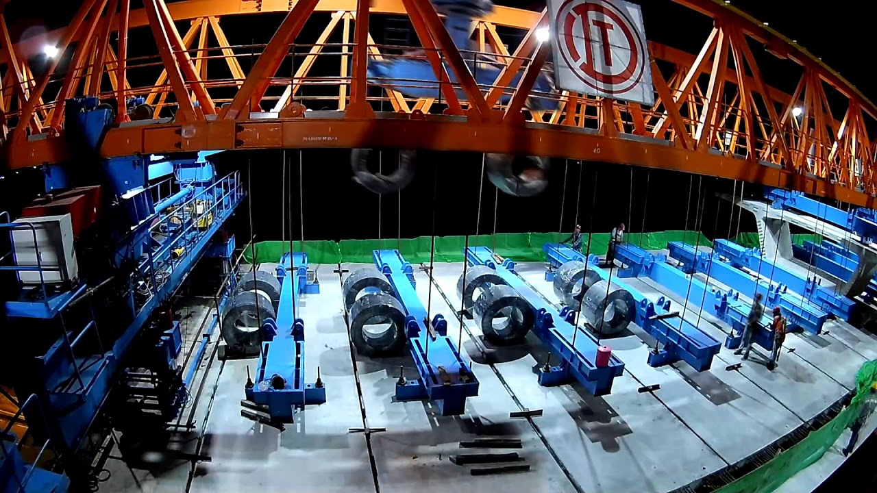 Test Load Launching Gantry - YouTube