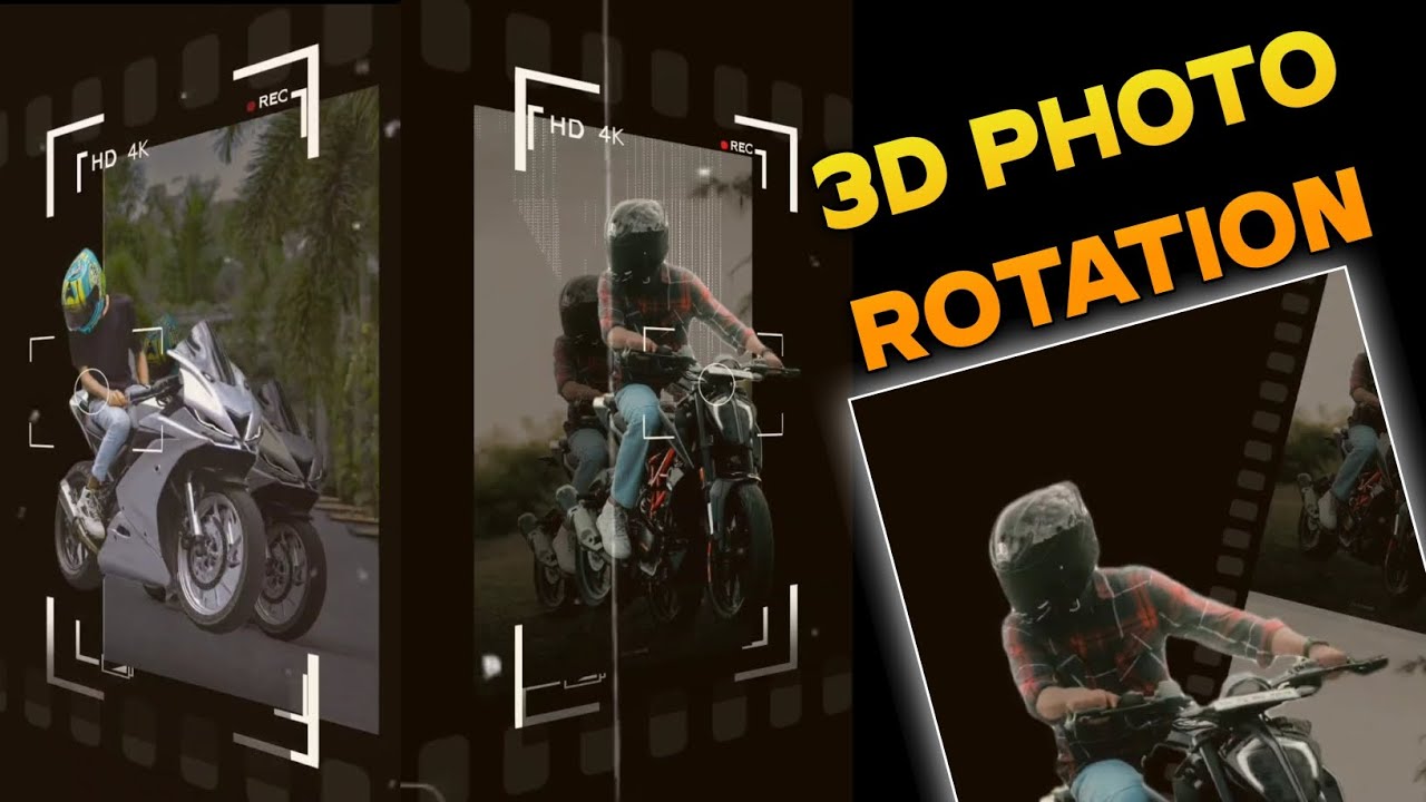 3D Photo Rotated Reels Video Editing || Instagram Trending Reels ...