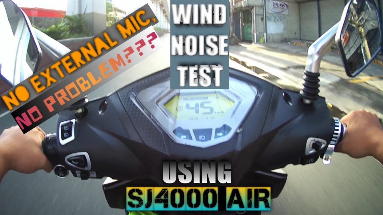 Wind Noise Test | Video/Audio Test | SJ4000 AIR | Using Eco Drive Blitz ...