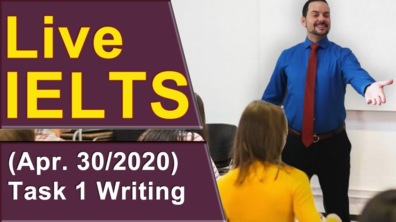 IELTS Live - Task 1 Writing - Combination Graphs - YouTube