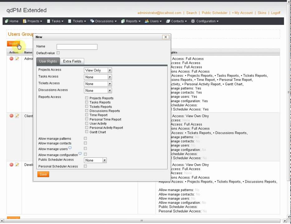qdPM-EX: Users Access Controls - YouTube