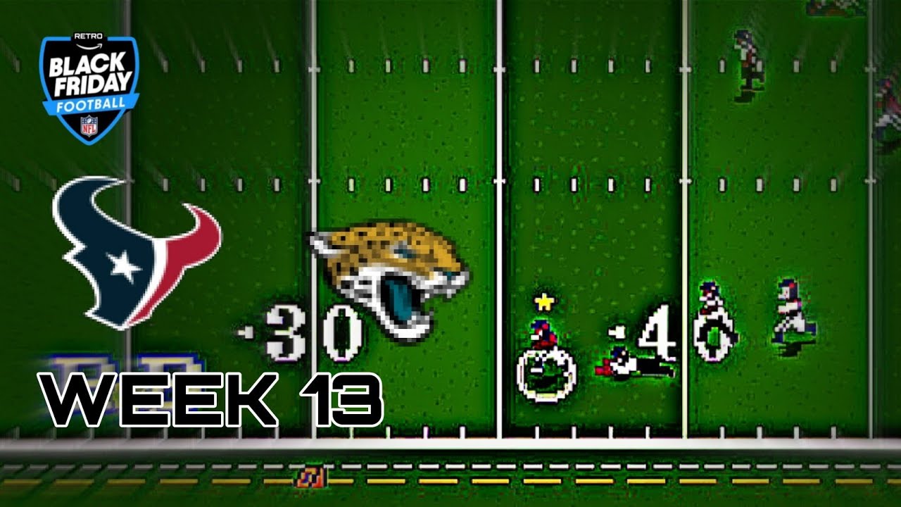 The Houston Texans Vs The Jacksonville Jaguars FNF Retro Bowl Week 13 ...
