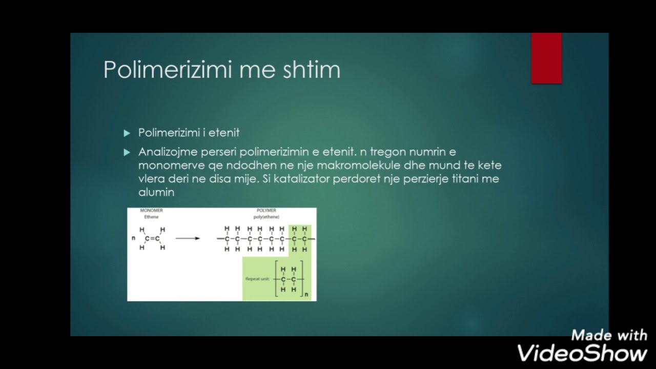 Polimerizimi me shtim -Gilda Tangu-Shkolla Numani - YouTube