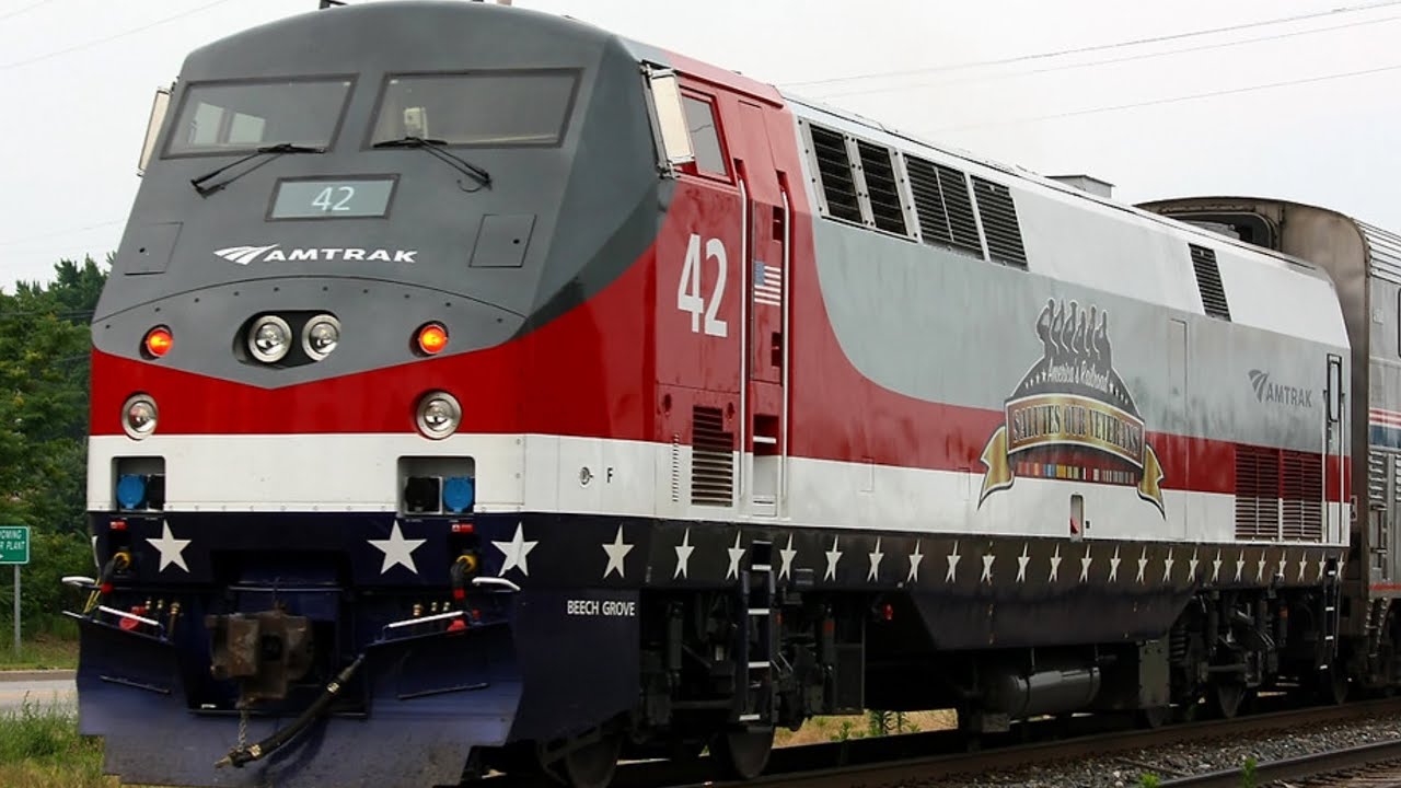 Minecraft Amtrak P42DC 42 Veterans Unit Train Tutorial - YouTube