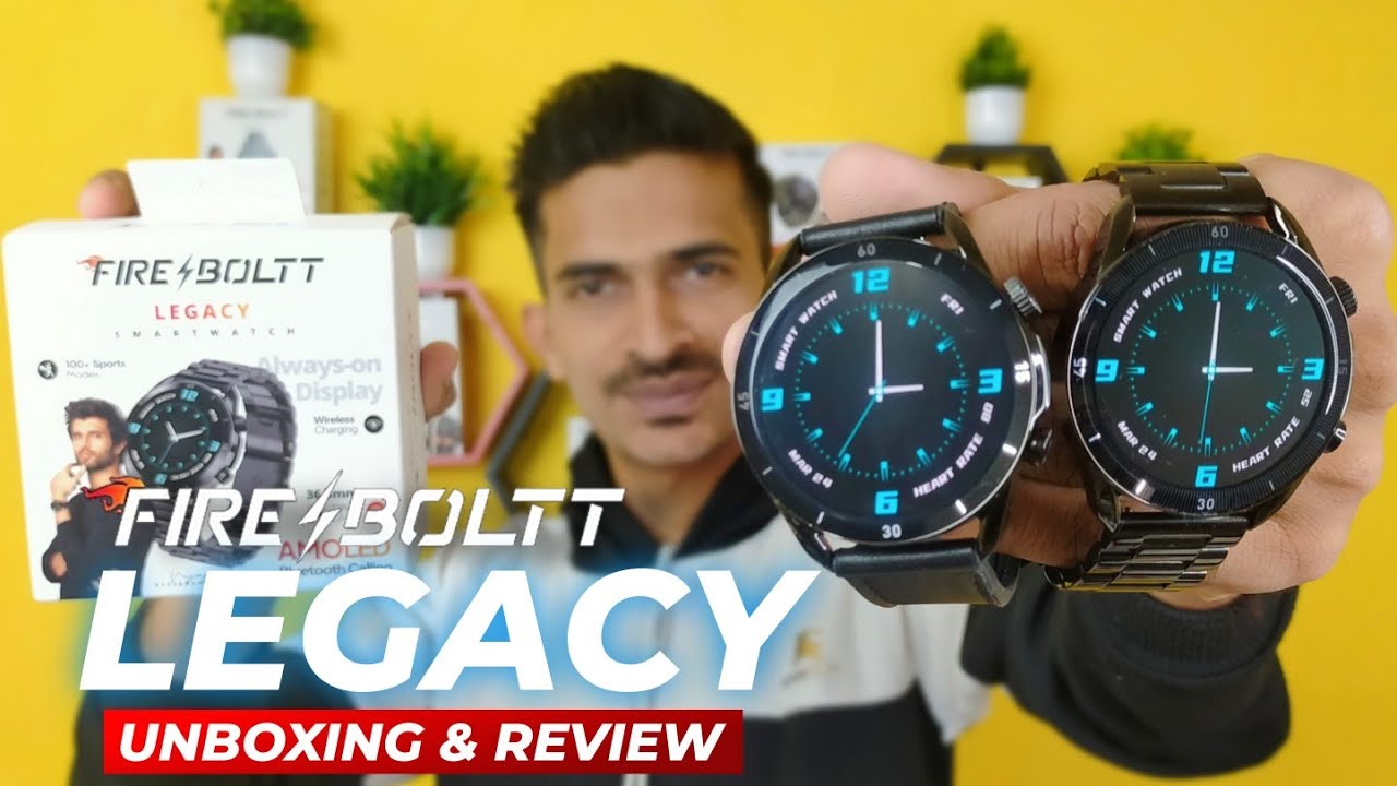 Fire Boltt Legacy Unboxing & Review🔥 Best Luxury Smartwatch under 4000⚡ ...