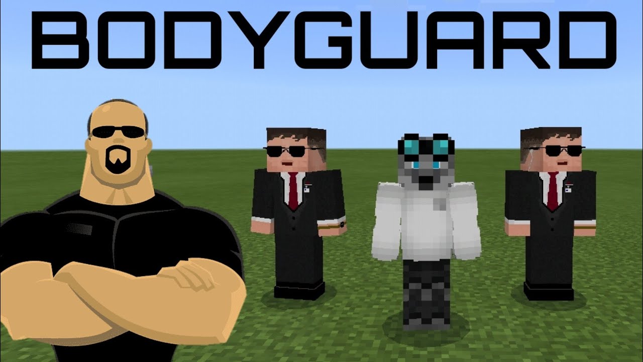 Cara Punya Bodyguard Di Minecraft | Add-on Bodyguard MCPE - YouTube