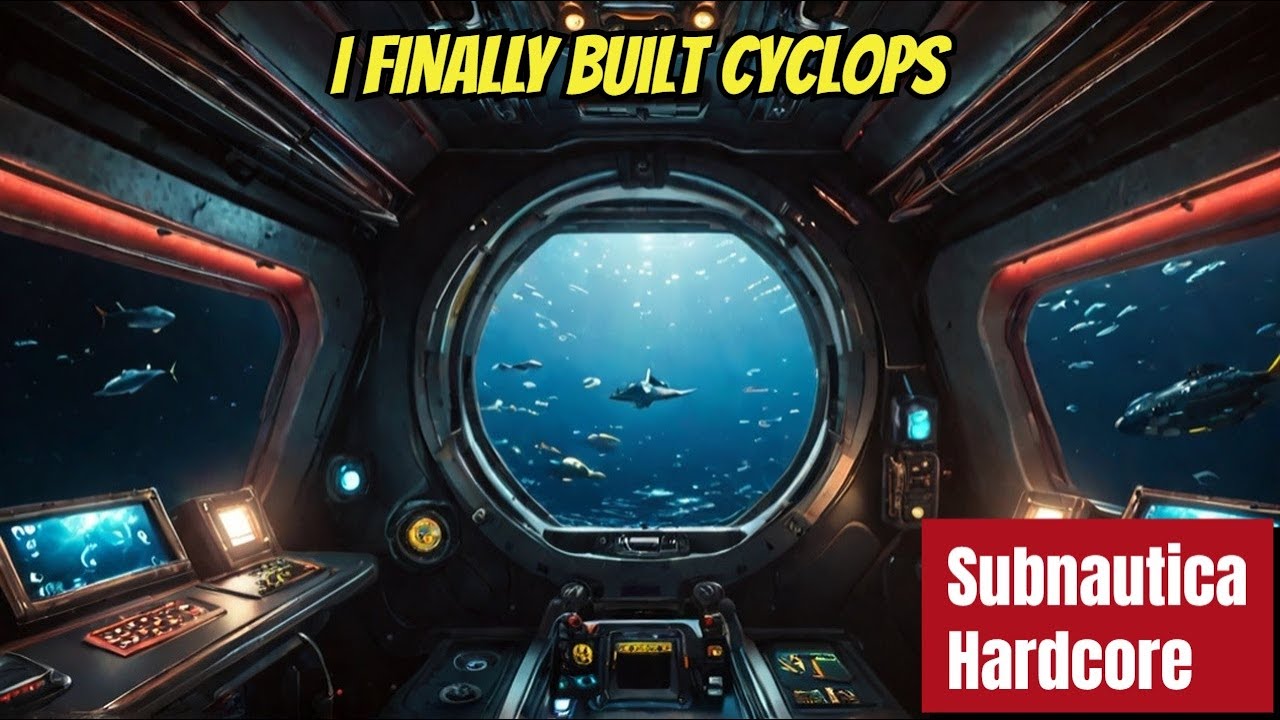 I FINALLY Built the Cyclops in Subnautica Hardcore Mode! - YouTube