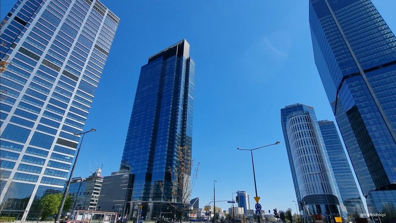 Warszawa / Warsaw Warszawskie wieżowce - Rondo Daszyńskiego ...