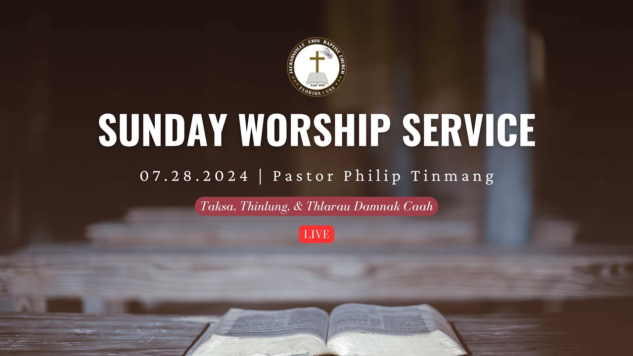 JCBC Sunday Service - July 28, 2024 - YouTube