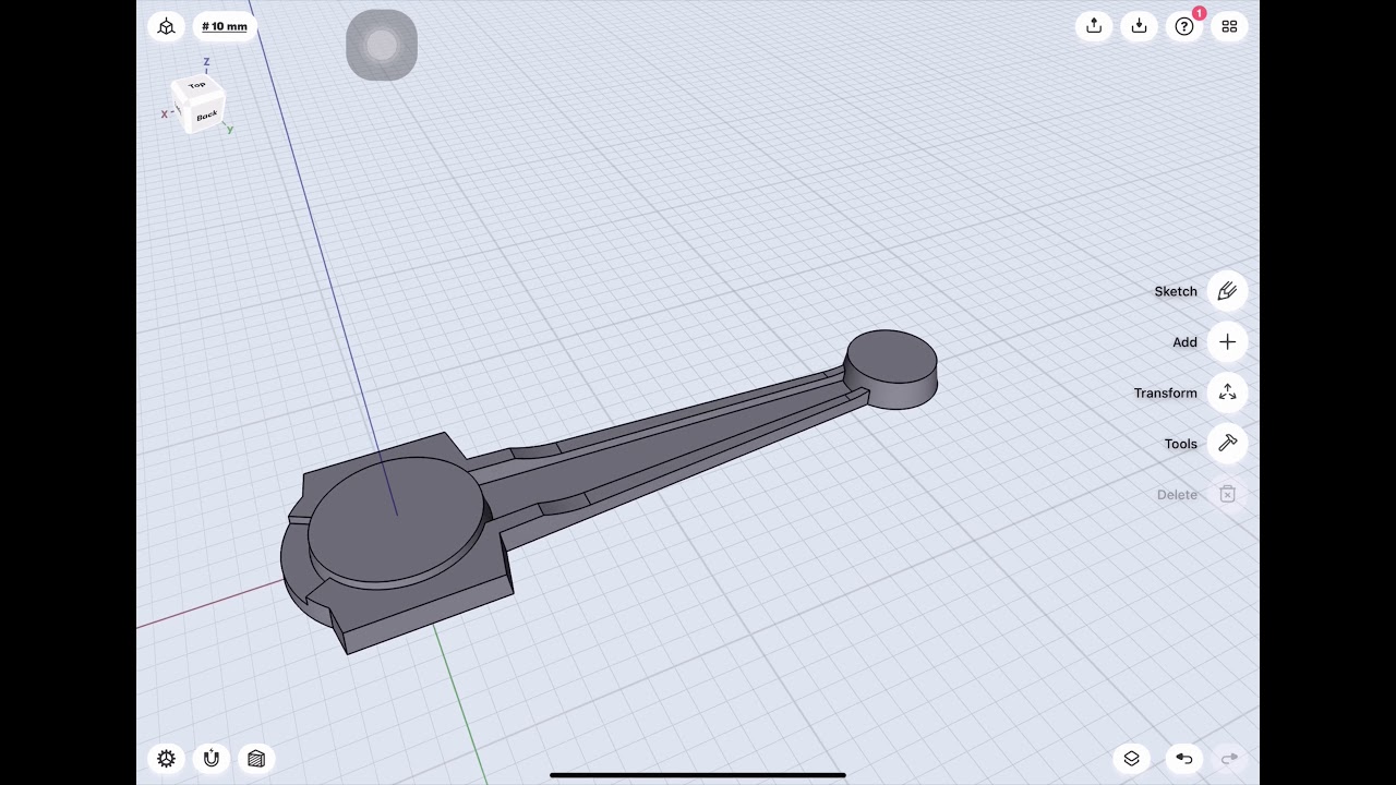 [How to Shapr3D] Connecting Rod drawing 49 (part2) - YouTube
