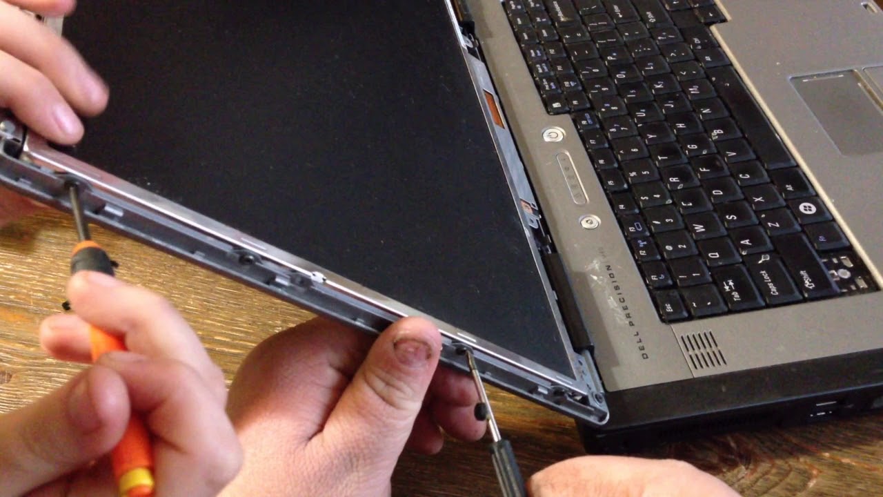 How to remove and install a lcd screen on a Dell Precision M6300 or M90 ...