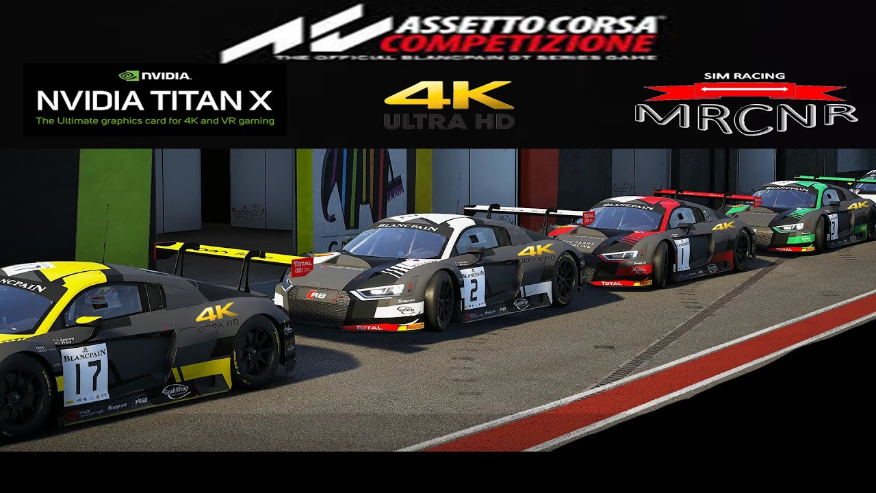 Assetto Corsa Competizione Race & pit stop at Zolder with Audi R8 [4K ...