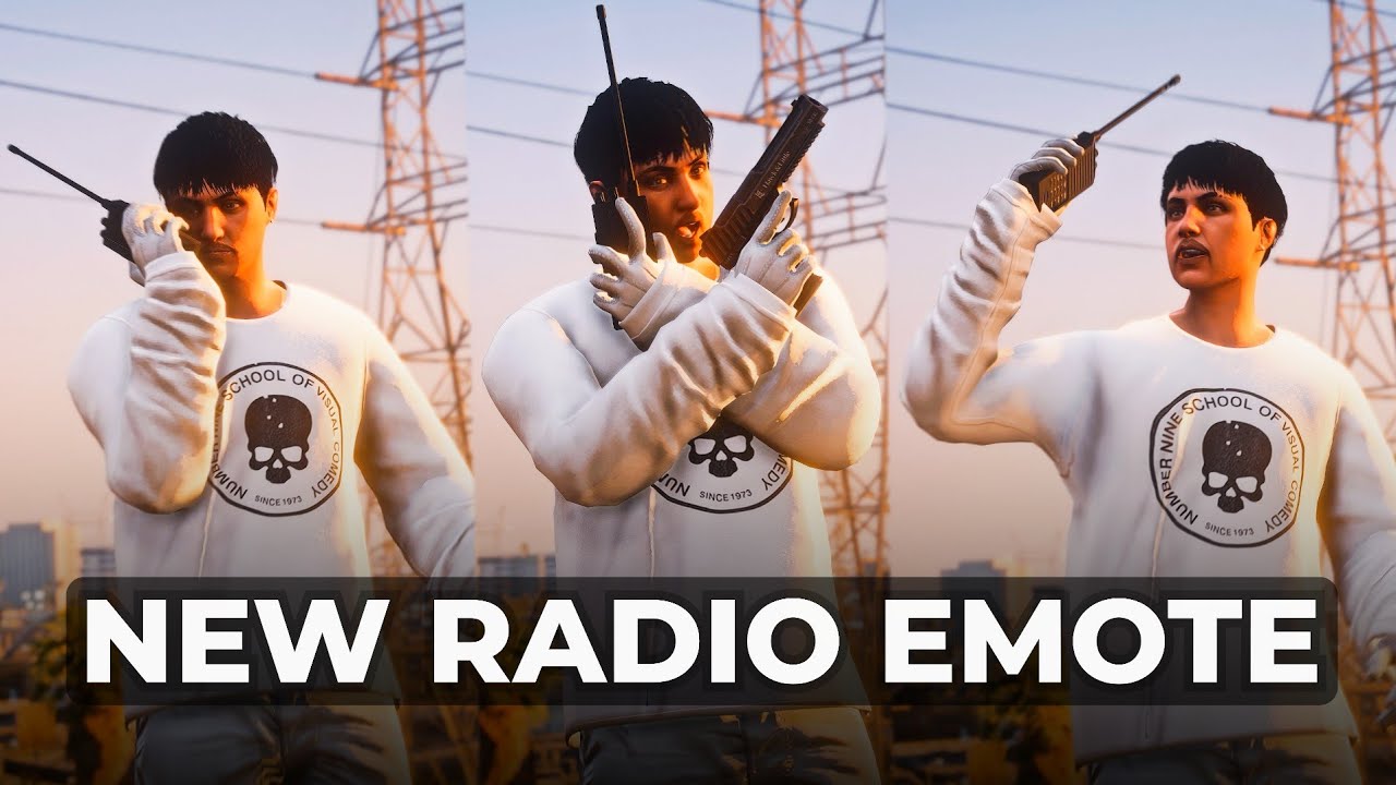 NEW RADIO EMOTE PACK - FiveM Custom Animations Pack - YouTube