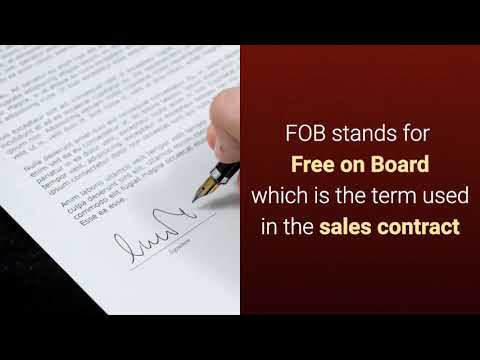 What does FOB mean when Importing from China?