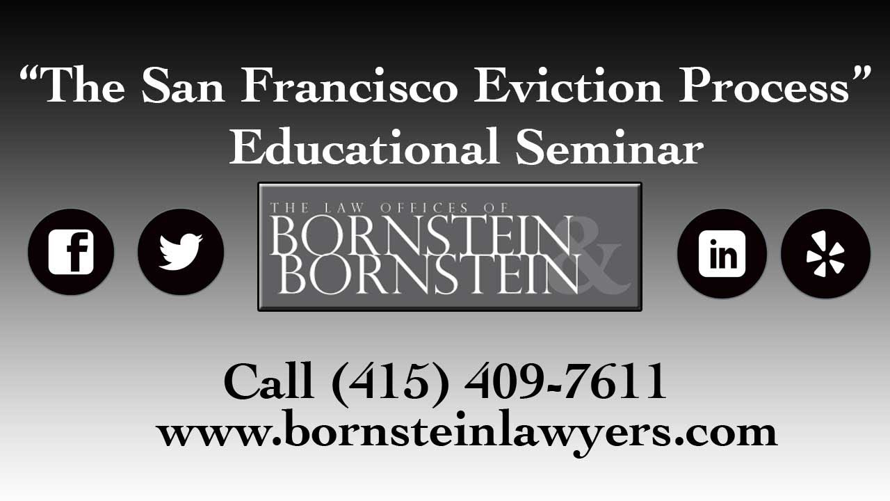 Learn about the SF Eviction Process + Unlawful Detainer Actions - YouTube